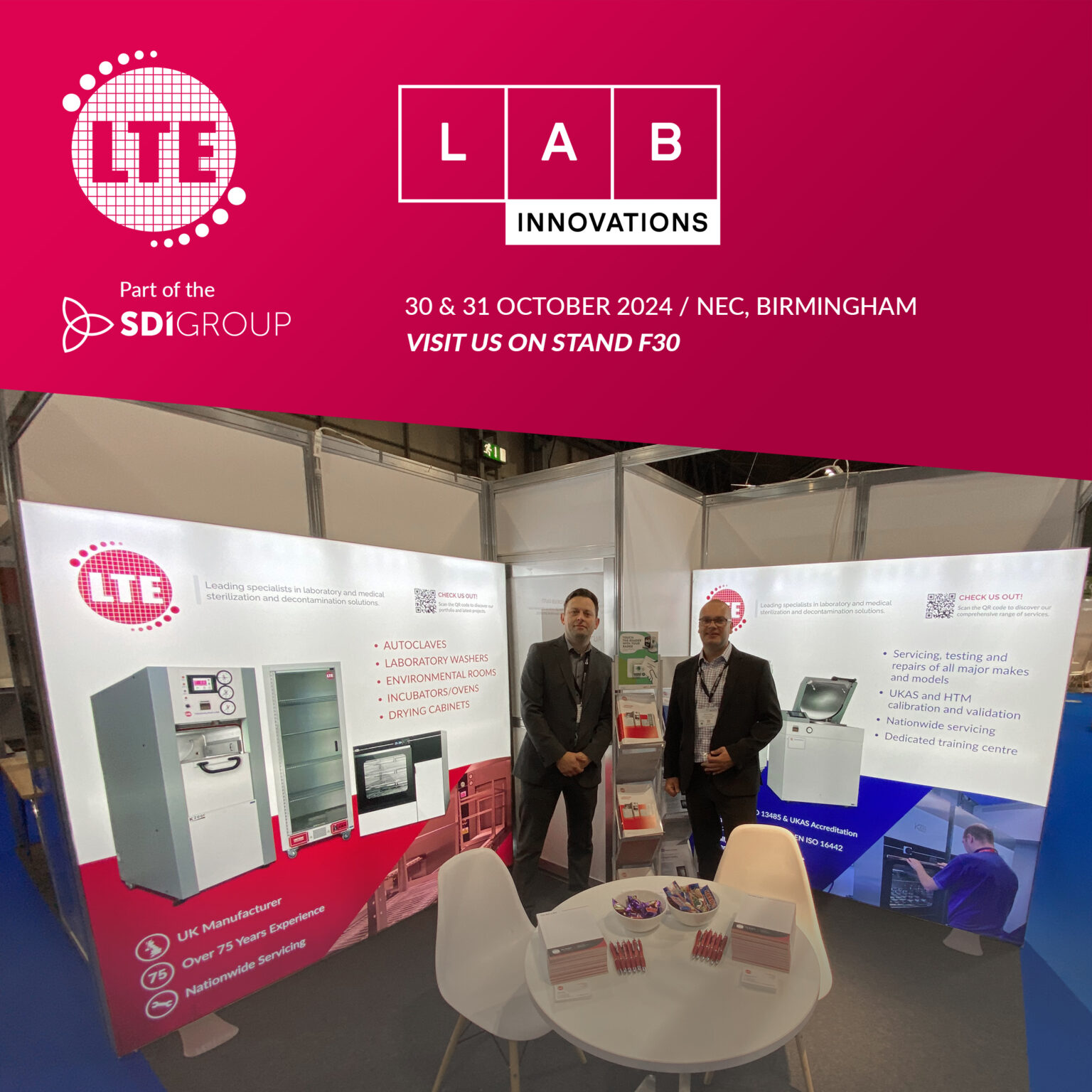 Lab Innovations 2024 - LTE showcasing new products as part of parent ...